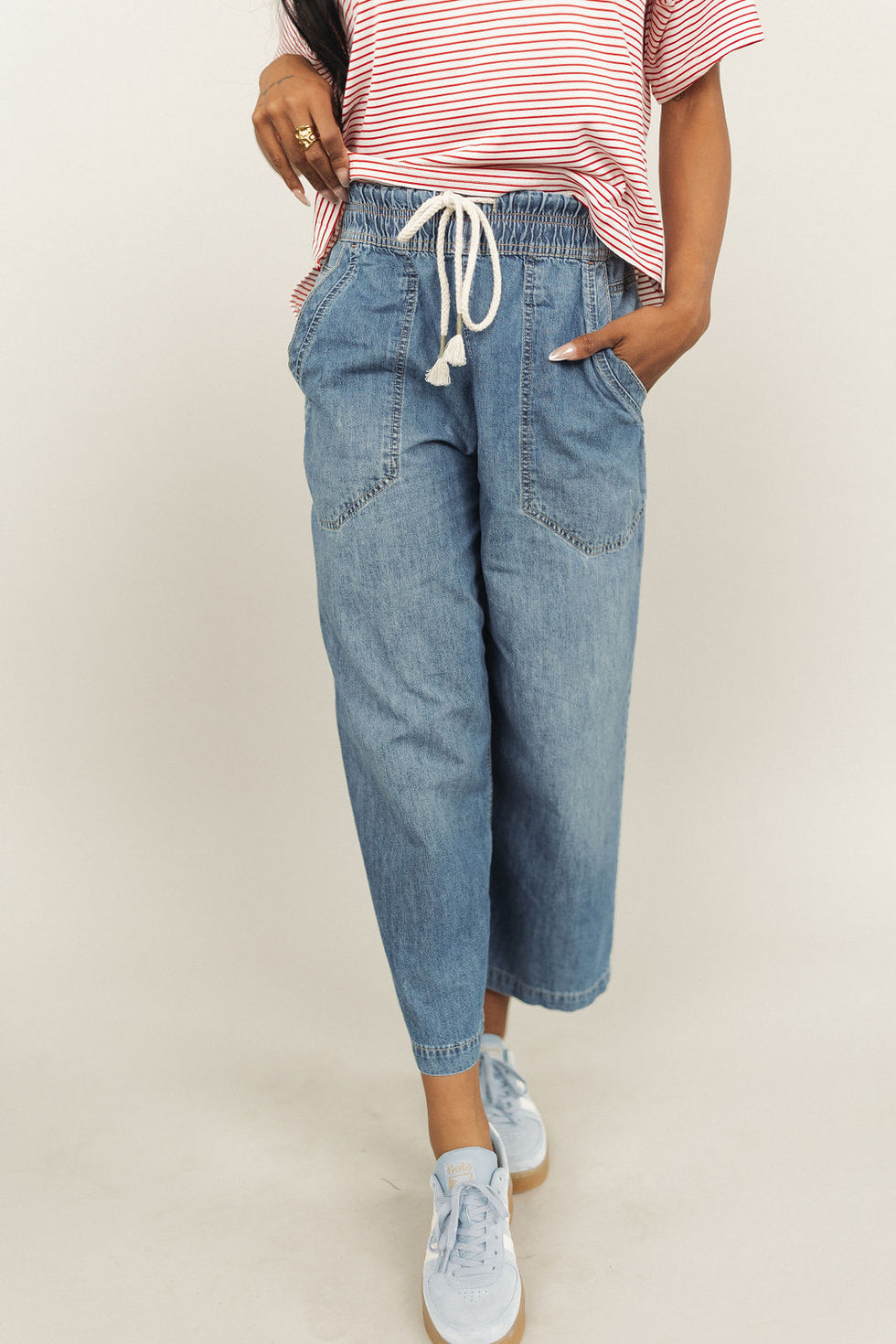 Free People Easy Peasy Pull On Jeans – Henly