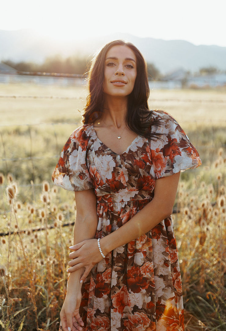 Amber Blooms Midi – Henly